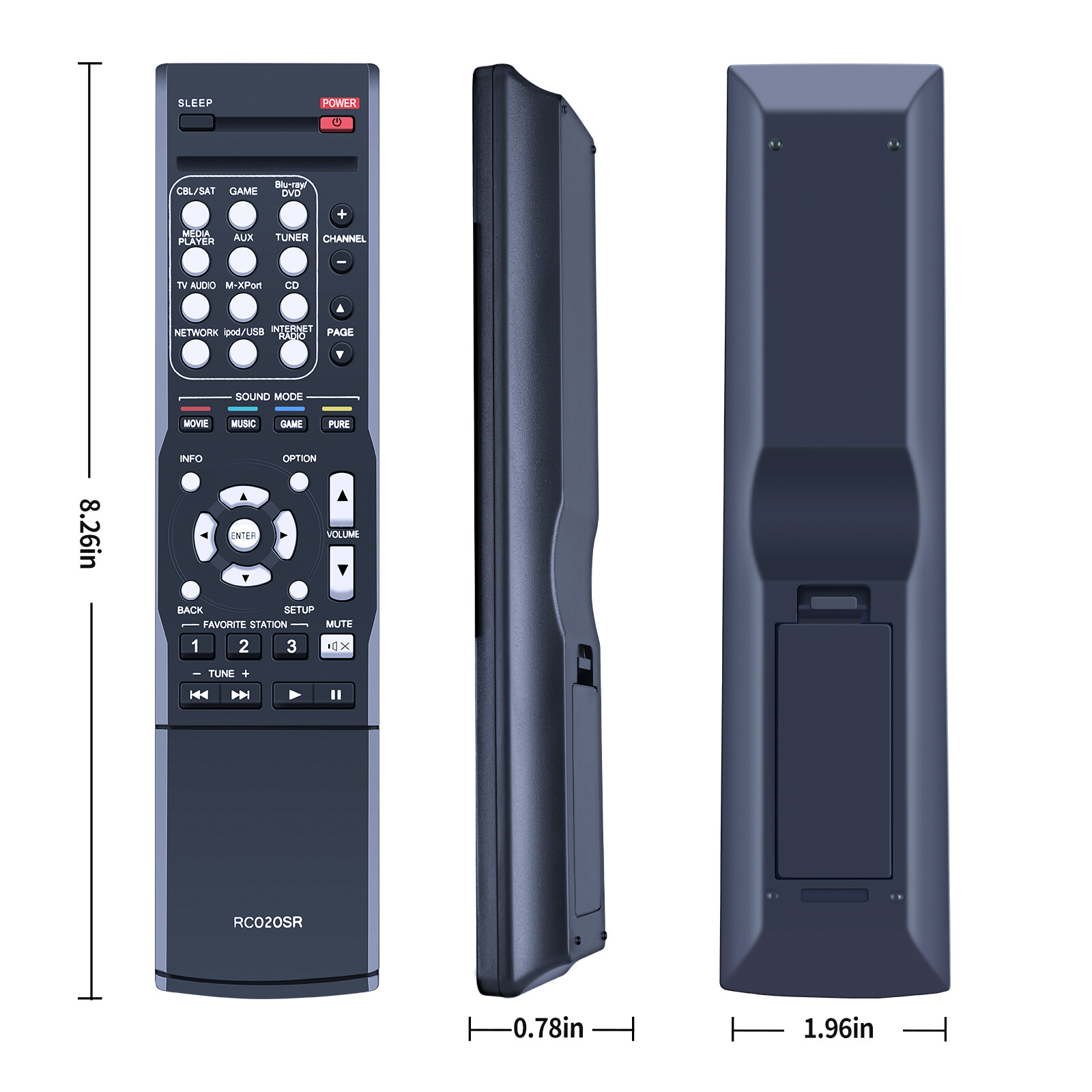 New RC020SR Remote Control For Marantz AV Amplifier NR1502 NR1504 ...