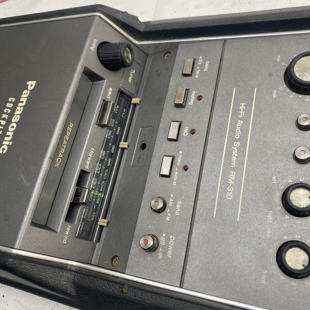 Vintage Panasonic Cockpit Stereo Cassette Rm-310 Overhead Rat Rod 1970s ...