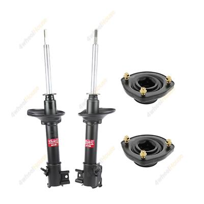 2 x KYB Shock Absorbers Strut Top Mount Kit Rear 334136 334135 KSM5107 ...