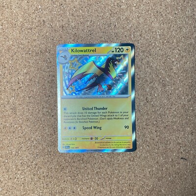 Pokemon Kilowattrel 146/091 Paldean Fates Shiny Ultra Rare Holo *CZ | eBay
