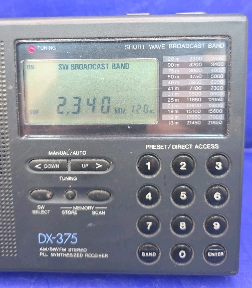 Radio Shack DX-375 AM FM SW Stereo Receiver Cat # 20-212A Shortwave ...