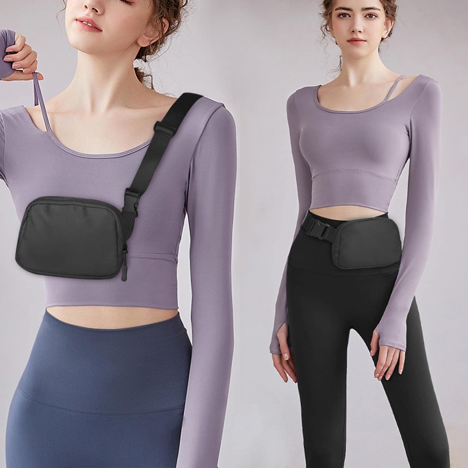 Amazerbst Belt Bag, Fanny Pack, Everywhere Bag,40 Inch BLACK, Black | eBay