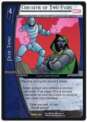 VS System: Greater of Two Evils - Unlimited Edition - Foil [Played ...