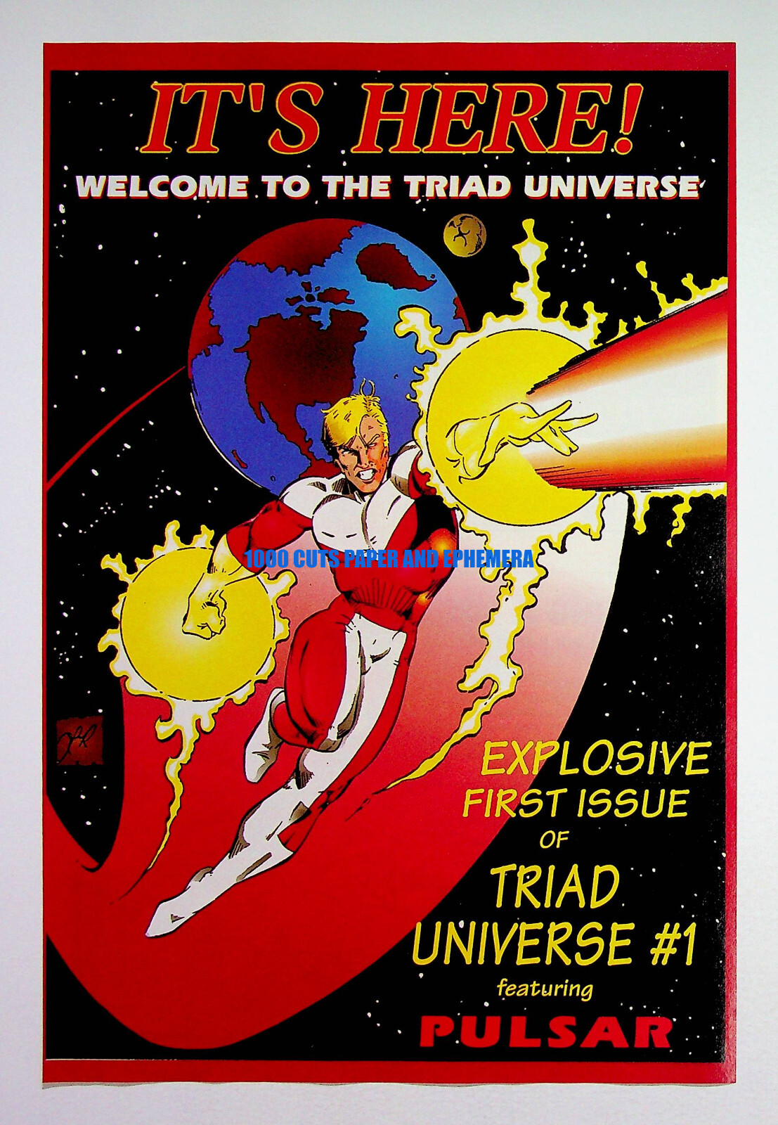 Triad Universe Comics 1994 w Pulsar Trade Print Magazine Ad Poster ...