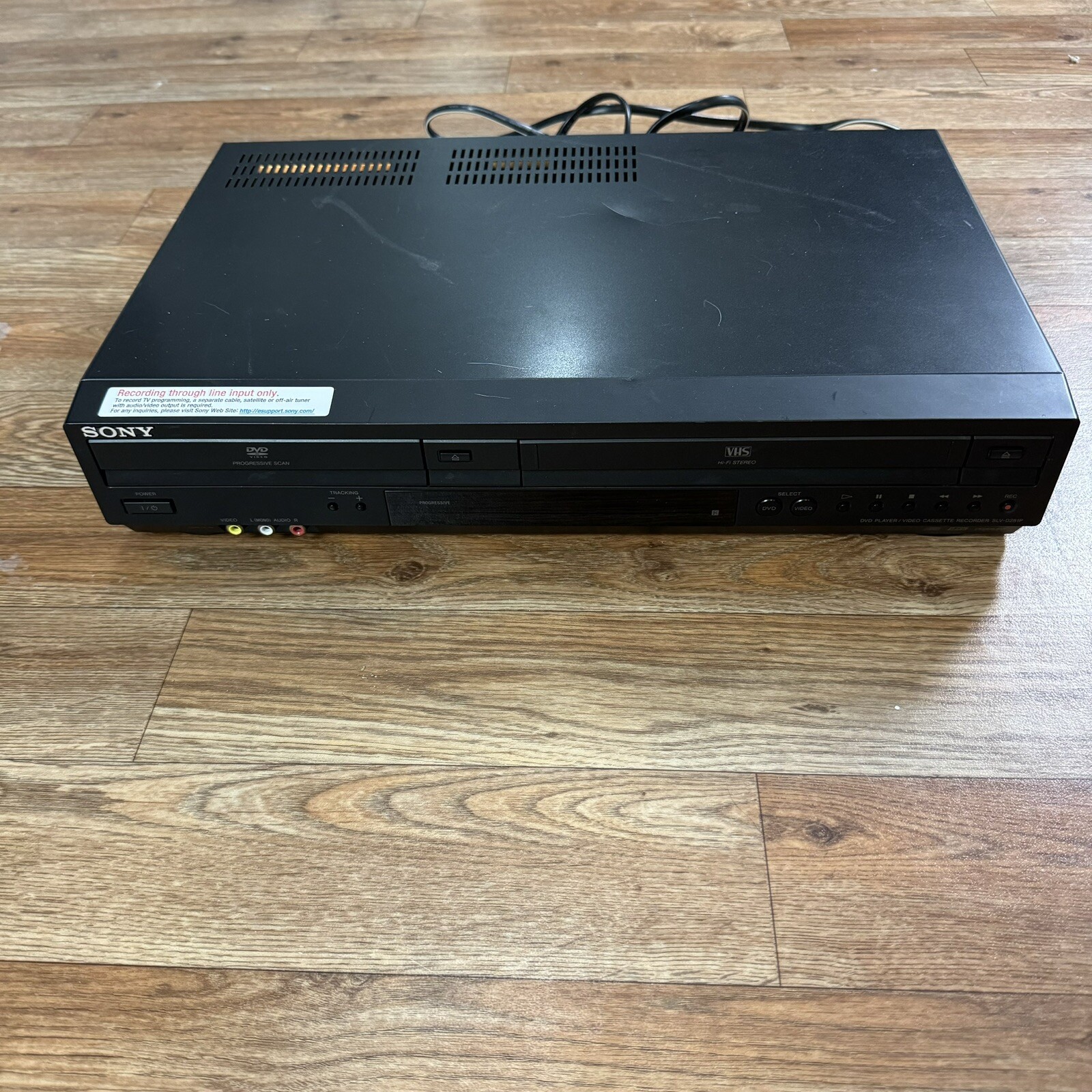 Sony SLV-D380P DVD VCR Combo Player Hi-Fi VHS Recorder *No Remote ...