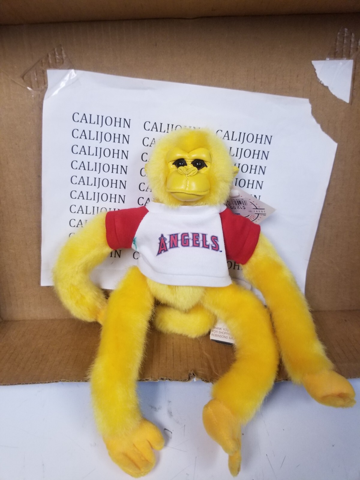 LA Angels of Anaheim Rally Monkey 12" Green Yellow Purple Monkey NEW ...