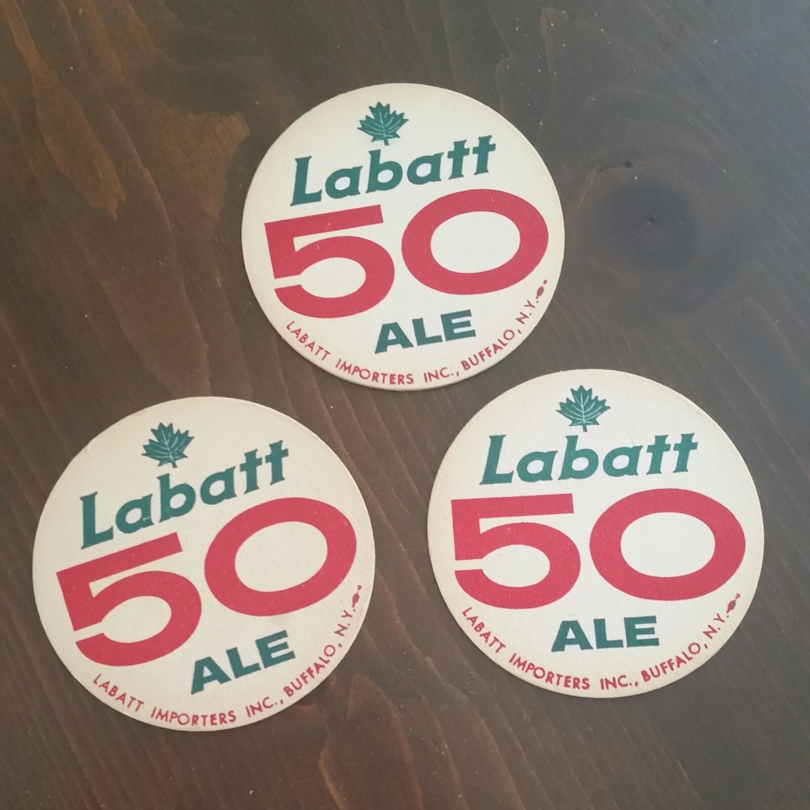 Vintage 1950s Drink Coasters - Labatt 50 | eBay