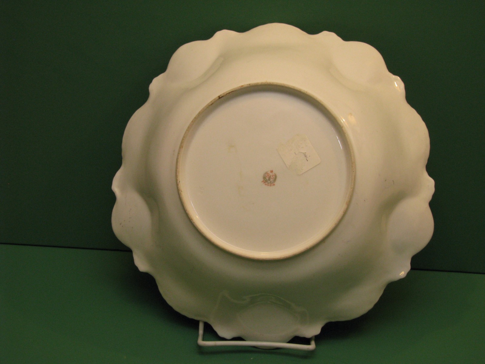 Vintage collectible Antique RS PRUSSIA Hand Painted serving Bowl RED ...