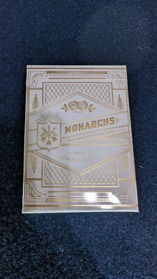 White Gold Monarch Playing Cards V2 by theory11 | eBay
