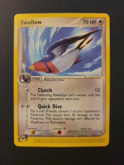 Pokémon TCG Swellow EX Dragon 45/97 Regular Uncommon for sale online | eBay