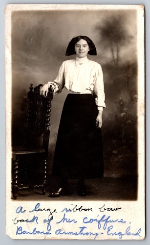 RPPC Barbara Armstrong Coiffure Studio Pose UK C1930s Real Photo ...