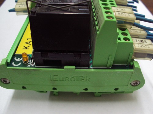 Eurotek 8 Channel Relay ET-MRZ08/24DC/2SC/N/AR Breakout Board | eBay