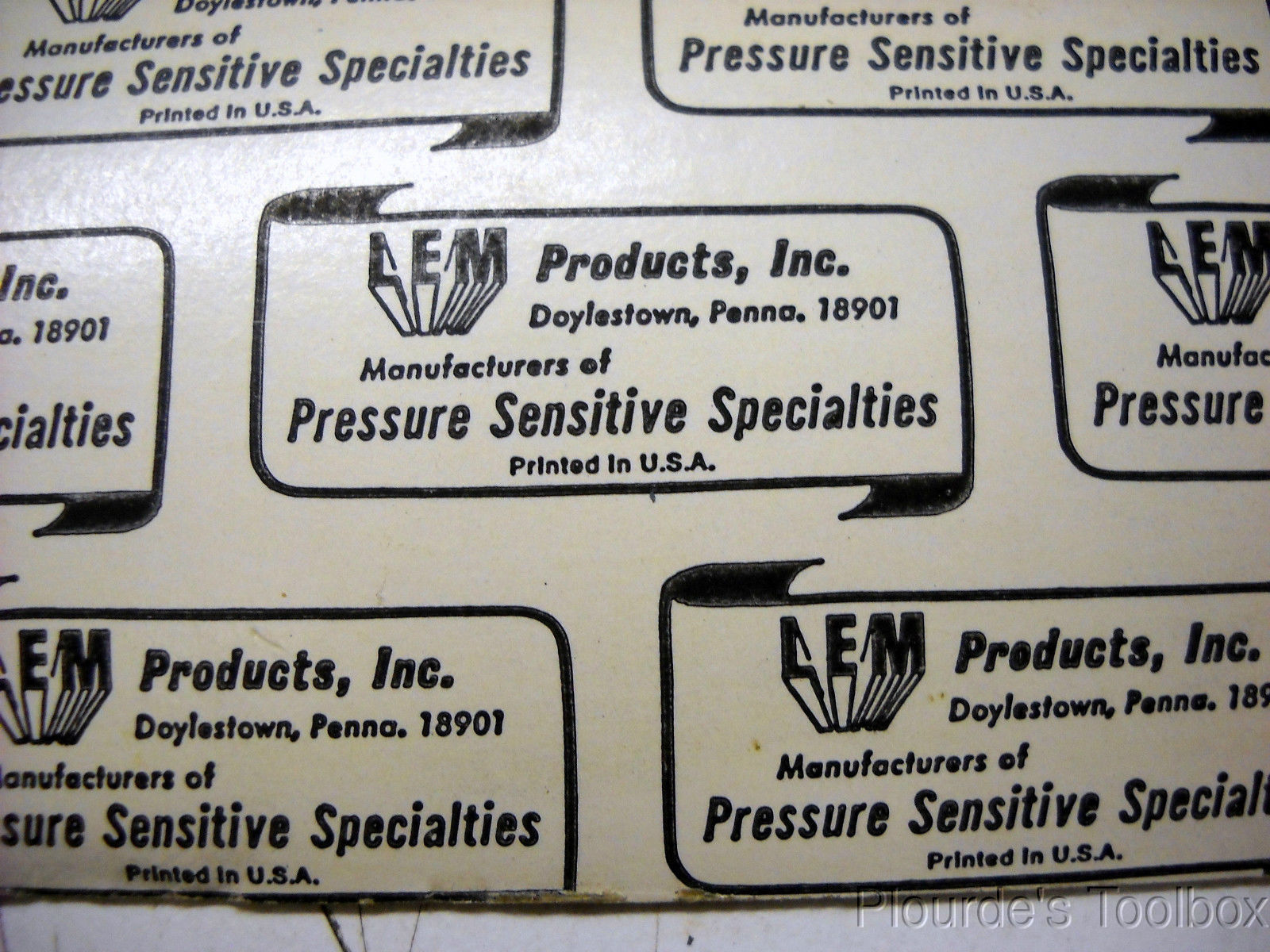 New Lot of (18) LEM Products Voltage Markers, 115 Volts, 9-1/4" x 2-1/4 ...