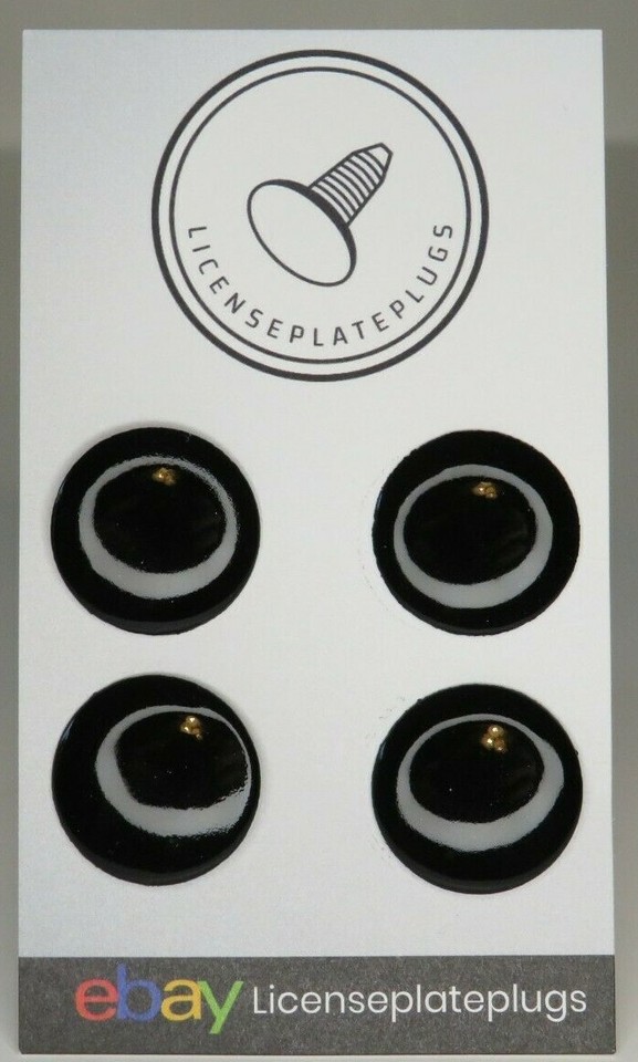SET OF 4: License Plate Plugs Front Bumper Hole Covers Painted: Pick ...