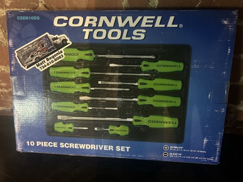 Cornwell Tools 10 Piece Screwdriver Set (Open Box-Never Used) | eBay