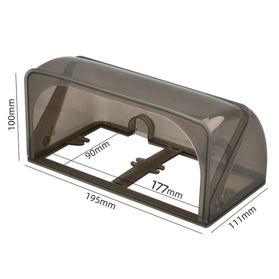 86 Type Double Socket Waterproof Cover for Outdoor Power Supply ...