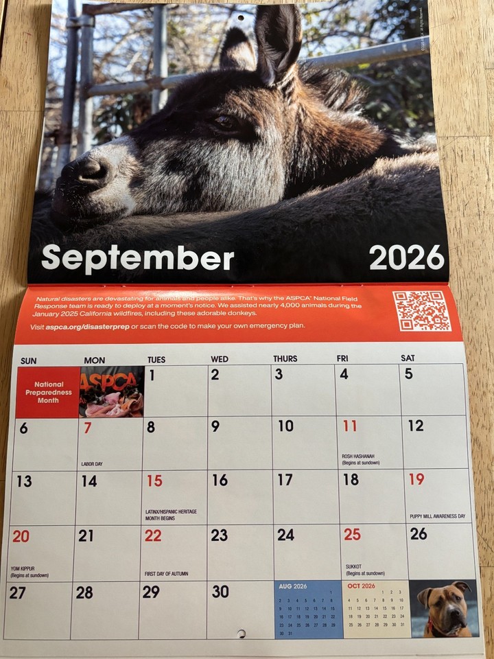 ASPCA - 2026 Special Edition Wall Calendar - 14 Months - Precious Pet ...