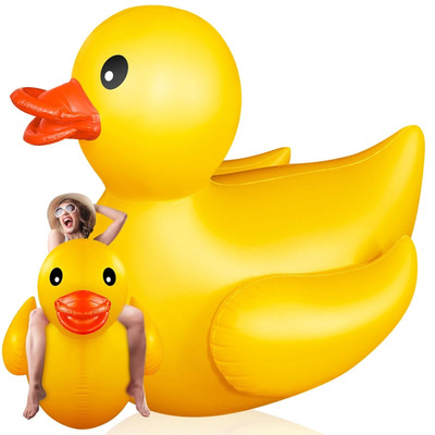 1 Pcs 5 Feet Giant Inflatable Duck Huge Rubber Duck Large Blow up ...