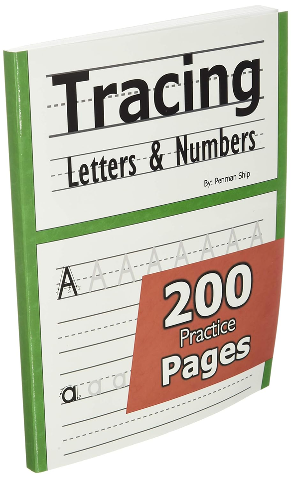 Tracing Letters and Numbers : 200 Practice Pages: Workbook for ...