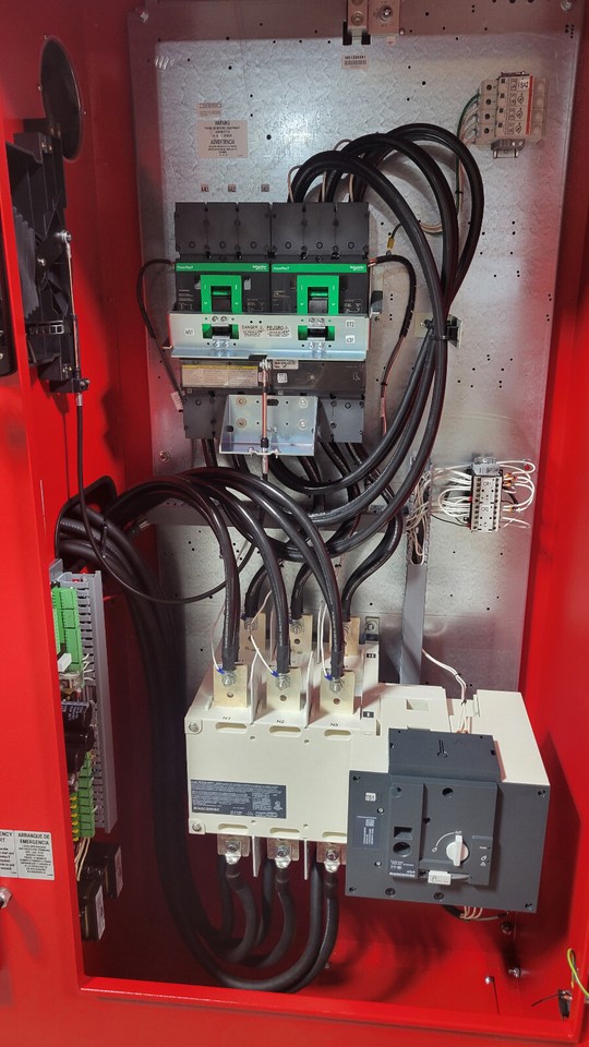 Tornatech Fire Pump Controller Automatic Transfer Switch, 150HP, 208vac ...