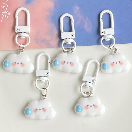 Ins Style Cute Cartoon Cloud Keychain Key Accessories Kawaii Keyring ...