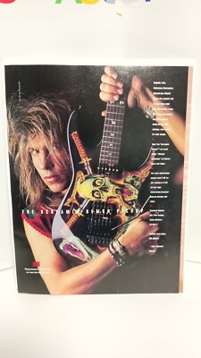 GEORGE LYNCH SEYMOUR DUNCAN SCREAMING DEMON PICKUPS 1991 PRINT AD. t3 ...