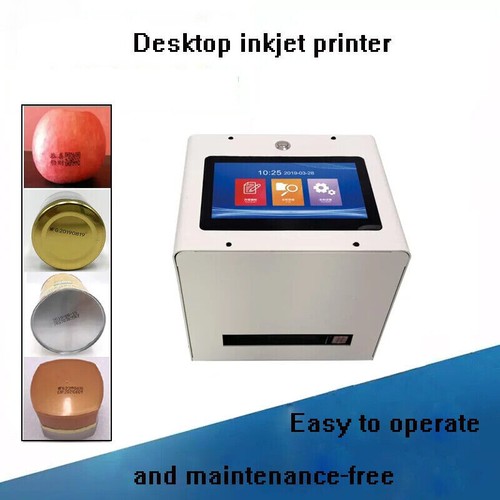 Automatic Inkjet Printer 7'' Color Touch Screen USB QR Code Inkjet ...