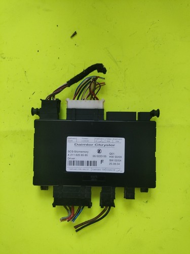 03-12 Mercedes W203 W219 CLS550 E63 GL X164 Seat Control Module Left ...