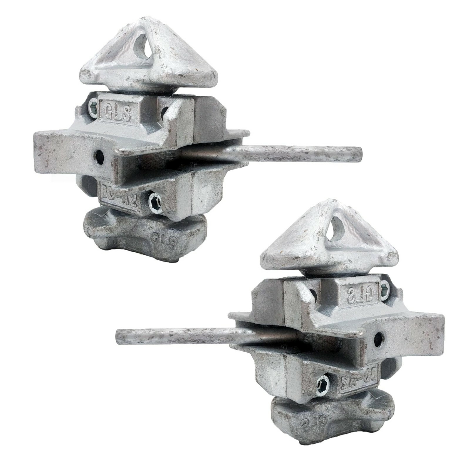 (Qty 2) Shipping Container Manual Stacking Double Twist Lock Sea Rail ...