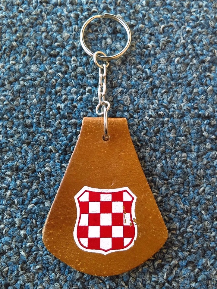 Croatian Emblem vintage keychains, Forbidden in communist regime ...