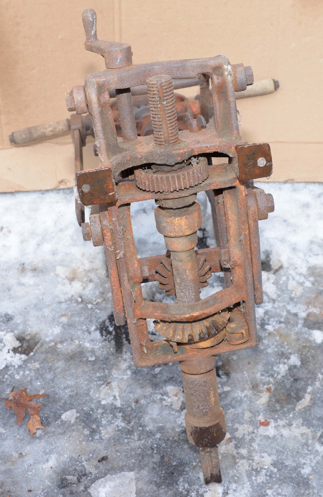 Antique Buda railroad Paulus drill collectible train track boring tool ...