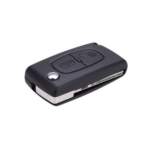 2 Button Replacement Flip Key Fob Case Shell Blade For PEUGEOT 207 307 ...
