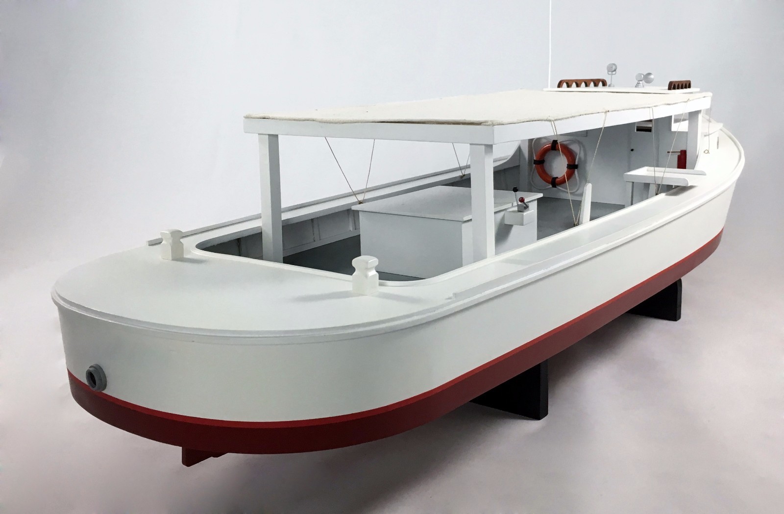 WORKBOAT MODEL, ROUND STERN, SOFT TOP, CHESAPEAKE BAY DEADRISE, FOR ...