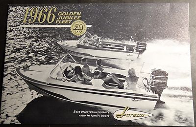 VINTAGE 1966 LARSON BOATS & SNOWMOBILE SALES BROCHURE 16 PAGES NICE++ ...