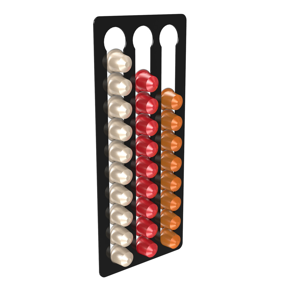 Nespresso Capsule Coffee Pod Holder Stand Container Wall Display Rack ...