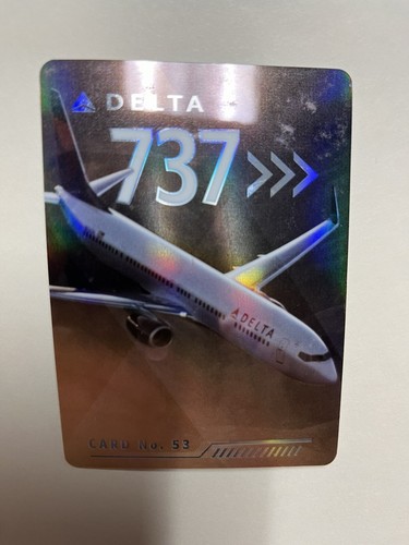 2022 Delta Airlines 737-900ER Aircraft Card | eBay