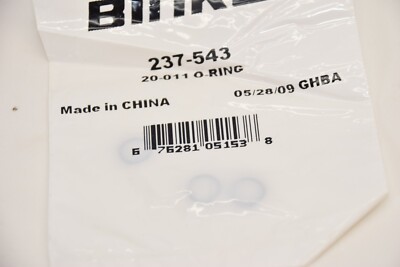 (NEW - Pack of 3) BINKS 237-543 , 237543 20-001 O-Ring | eBay