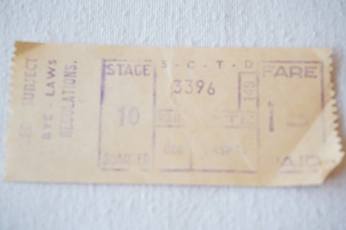 1973 S.C.T.D. TIM Machine No 149 Bus Tram Ticket | eBay UK