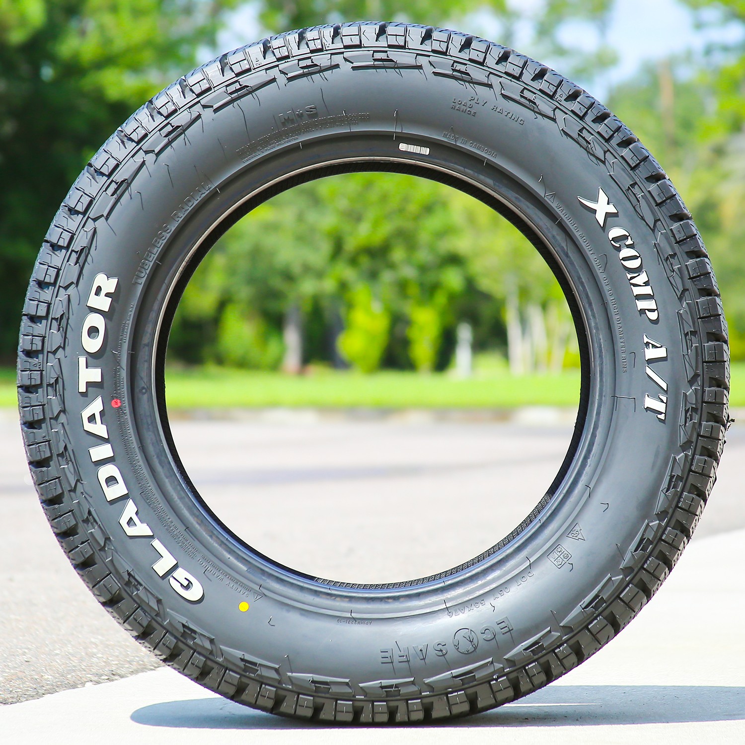 4 Tires Gladiator X Comp A/T LT 295/65R20 Load E 10 Ply AT All Terrain ...
