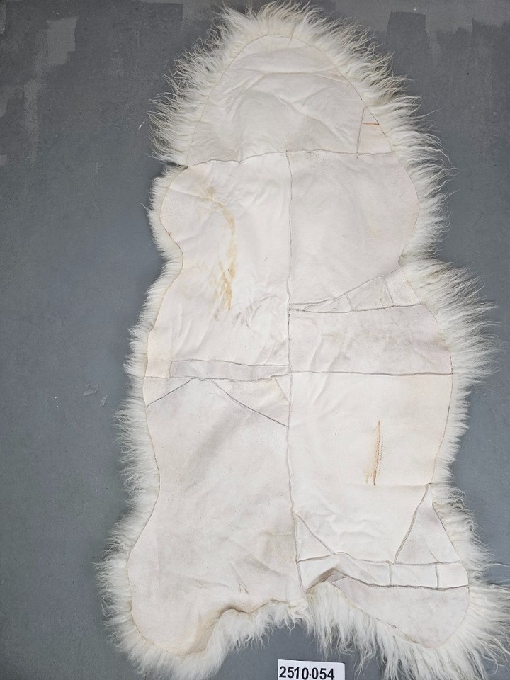 Real eco sheepskin patchwork unique 2510-054 | eBay