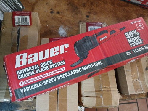 Bauer Variable Speed Corded Oscillating Multi-Tool - Item #19101-B 193175457745| eBay
