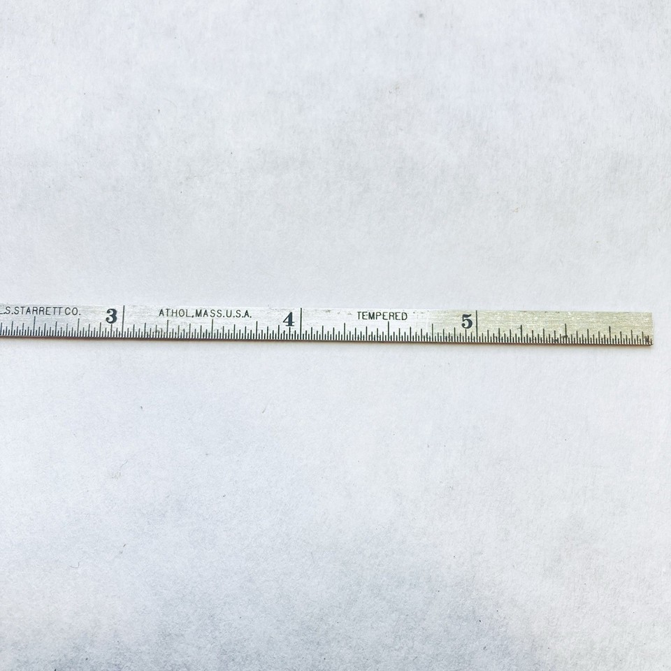 Starrett No. 236 Depth Angle Gauge Gage 6" Rule 0-60 Degrees - USA | eBay