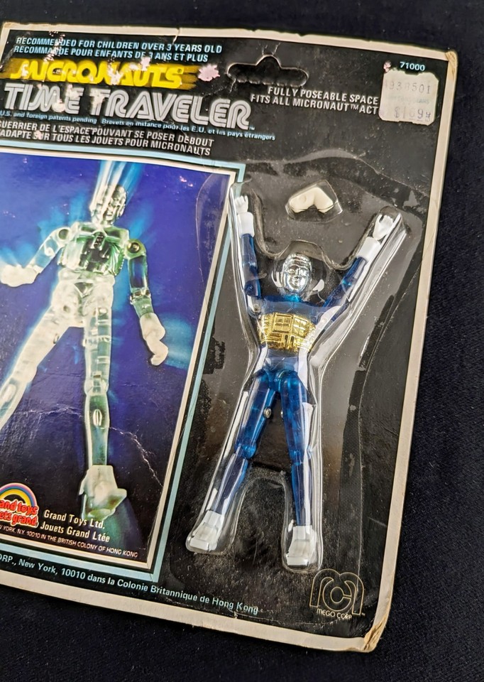 Vintage Mego Micronauts Time Traveler 1976 Carded Action Figure SEALED ...