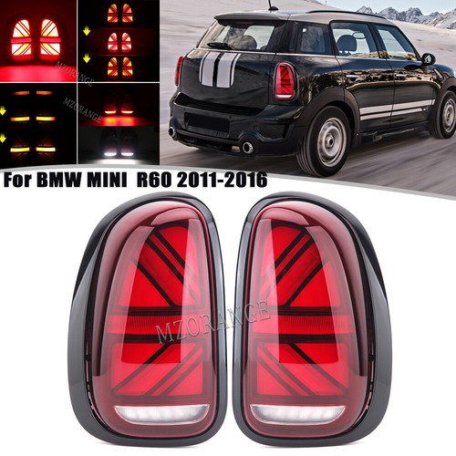 2x Dynamic LED Rear Tail Light Brake Lamps For BMW Mini Countryman R60 ...
