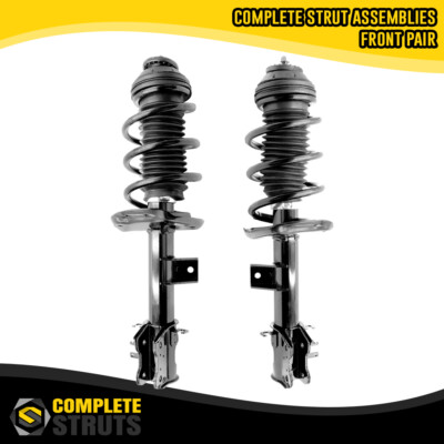 2012-2017 Fiat 500 Front Pair Complete Struts & Coil Spring Assemblies ...