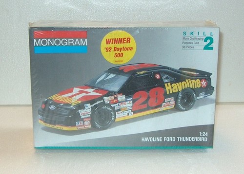 Monogram 1992 Davey Allison's Havoline Ford Thunderbird 1/24 model kit ...