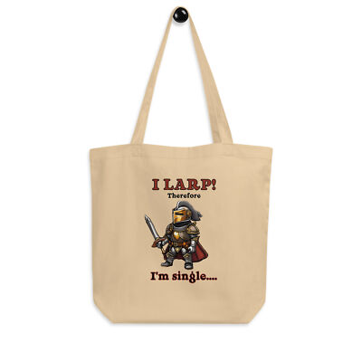 "I LARP..." Eco Tote Bag Roleplay RPG SCA Funny Fantasy Cosplay | eBay