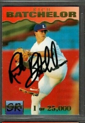1995 Signature #2 Rich Batchelor St. Louis Signed Autograph Baseball ...