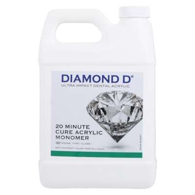 Keystone 1013094 Diamond D 20-Minute Cure Acrylic Liquid Monomer 1 ...