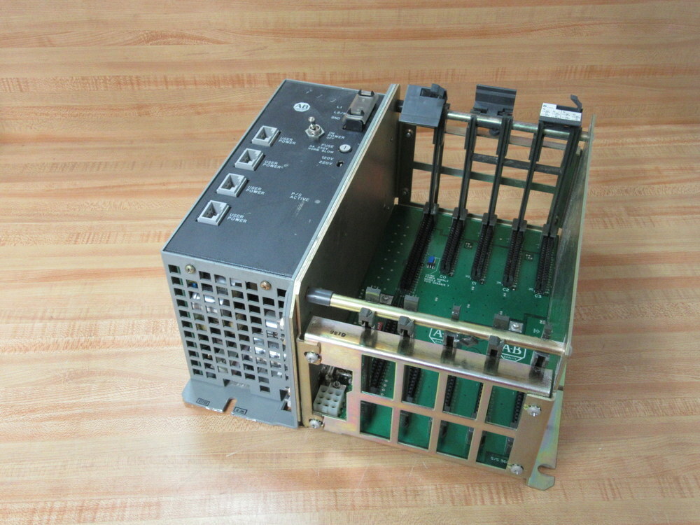 Allen Bradley 1771-PS7 Power Supply Module 1771PS7 W/Chassis 1771-A1B ...